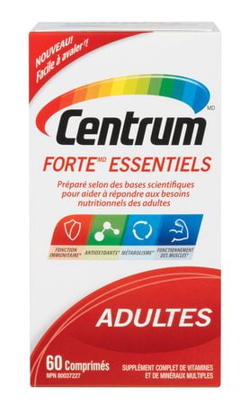 Centrum Forte Essentials Adults Complete Multivitamin And Mineral ...
