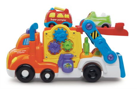 VTech Go! Go! Smart Wheels Deluxe Car Carrier - French Version ...