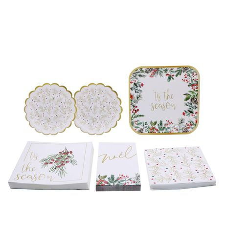 Packed Party "berry" 92 Piece Partyware Bundle - Walmart.ca