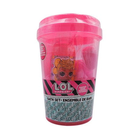 LOL Surprise Bath Set in Reusable Bath Bucket, 6 Piece gift set ...