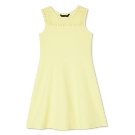 Click here for George Girls Floral Yoke Dress Yellow Xs prices