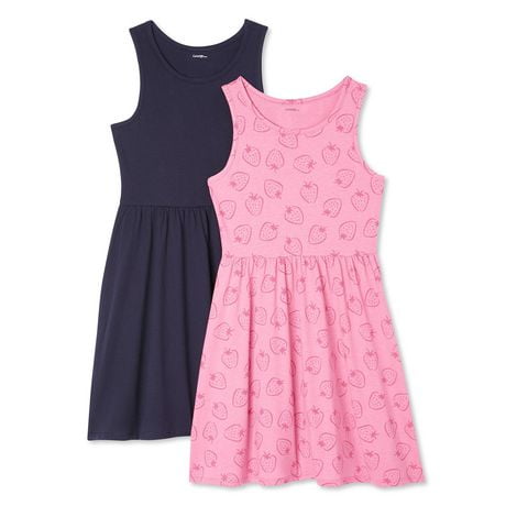 Click here for George Girls Skater Dress 2-Pack Pink M prices