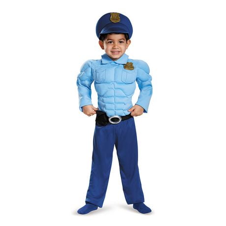 Disguise Police Toddler Muscle Boys Costume | Walmart Canada