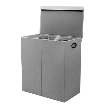 Click here for Safdie & Co. Laundry Hamper Double Grey Grey 26 prices