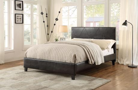 Click here for Topline Home Furnishings King Size Platform Bed Da... prices