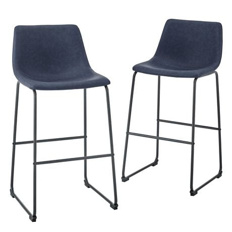 Click here for Manor Park 30 Industrial Faux Leather Barstools  S... prices