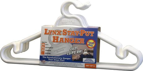 Click here for Lynx Stay-Put Hangar White Inches prices