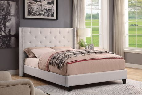 Click here for Topline Home Furnishings Beige Queen Platform Bed... prices
