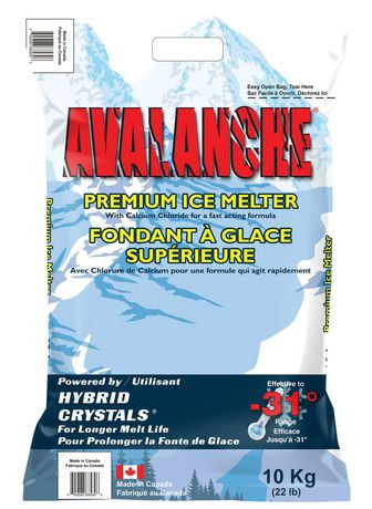 Kissner Avalanche Premium Ice Melter 10-kg Bag | Walmart Canada