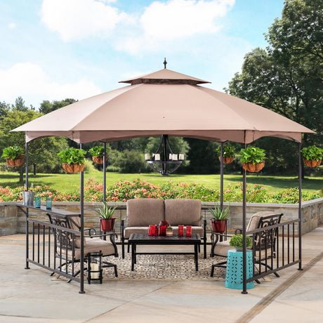 Click here for Sunjoy Frankie 11 Ft. X 13 Ft. Brown Steel Framed... prices