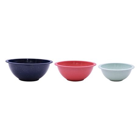 Click here for Mainstays 3 Pack Speckled Glitter Bowls Blue Red G... prices
