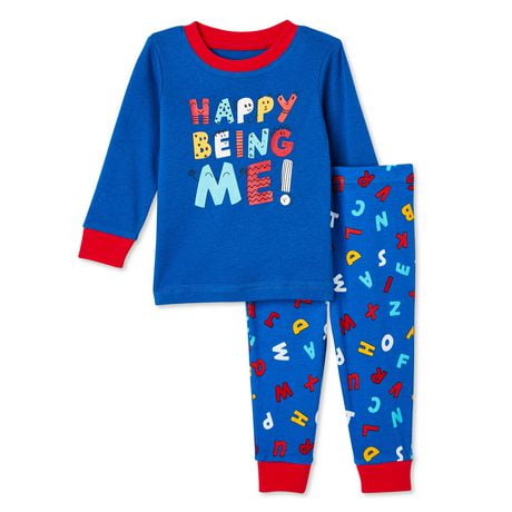 Click here for George Baby Boys Cotton Pajamas 2-Piece Set Blueh... prices