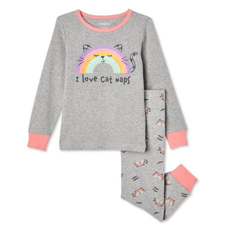 Click here for George Toddler Girls Cotton Pajamas 2-Piece Set Gr... prices