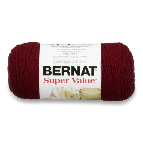 Click here for Bernat Super Value Yarn (197 G  7 Oz) Burgundy prices