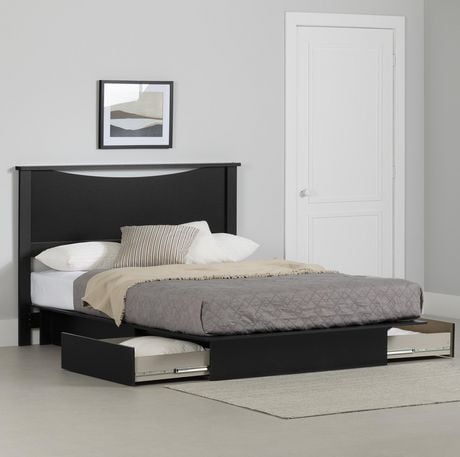 Platform Bed and Headboard Set from the collection Step One South Shore ...