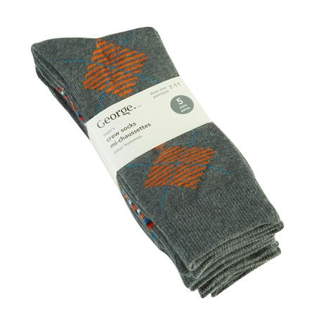 George Men's Crew Socks, 5 Pairs | Walmart Canada