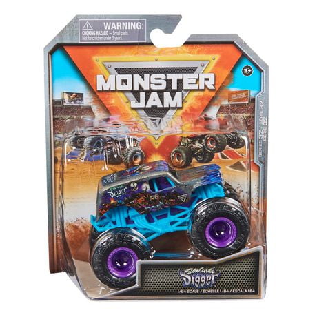 Monster Jam, Official Son-uva Digger Monster Truck, Die-Cast Vehicle, 1 ...