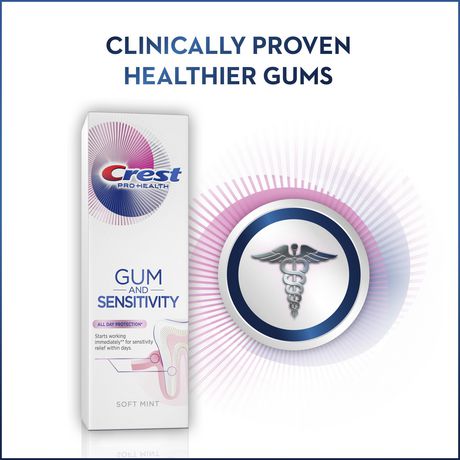 Crest Gum and Sensitivity, Sensitive Toothpaste All Day Protection ...