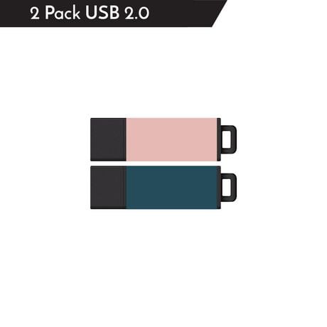 Click here for Centon 2Pk 32G Usb 2.0 Pro2 Pink/Teal prices