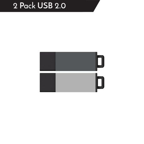 Click here for Centon 2Pk 32G Usb 2.0 Pro2 Gray/Silver prices