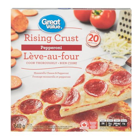 Great Value Rising Crust Pepperoni Pizza | Walmart Canada
