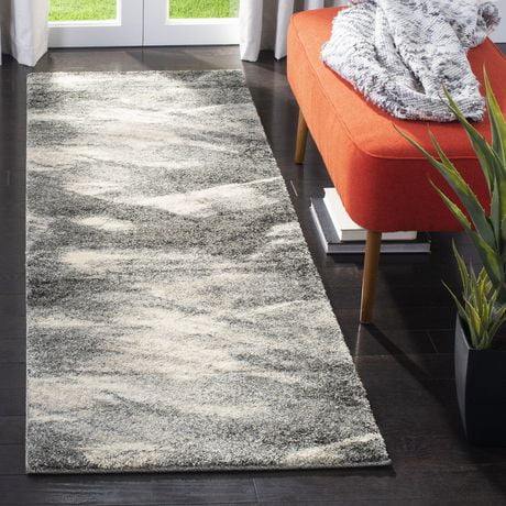 Click here for Safavieh Retro Panit Abstract Area Rug Grey / Ivor... prices