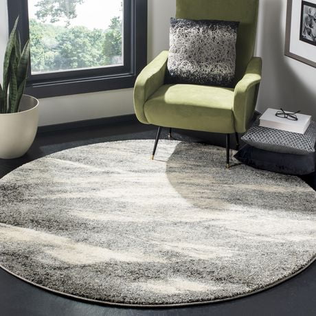 Click here for Safavieh Retro Panit Abstract Area Rug Grey / Ivor... prices