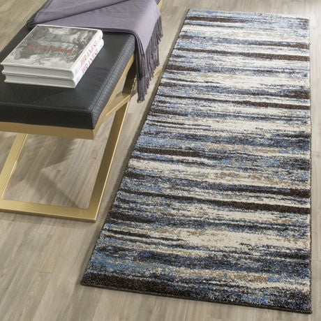 Click here for Safavieh Retro Mayson Abstract Area Rug Cream / Bl... prices
