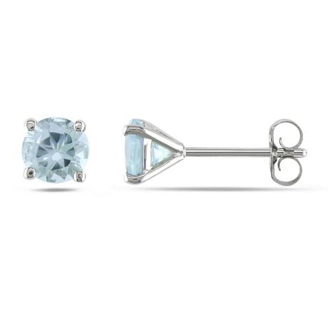 Click here for Tangelo 4/5 Carat T. G.W. Aquamarine 14K White Gol... prices
