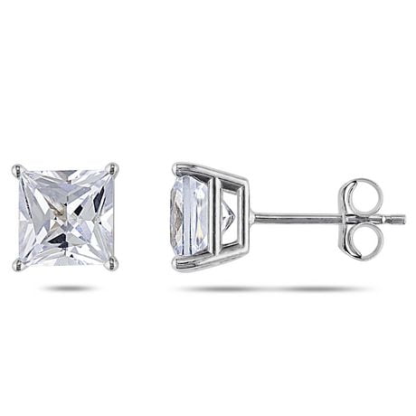 Click here for Miabella 2-1/7 Carat T. G.W. Created White Sapphir... prices