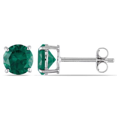 Click here for Tangelo 1-5/8 Carat T. G.W. Created Emerald 10K Wh... prices