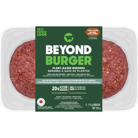 Beyond Meat Plant Based Burger 2CT, 226g, 2 x 113g - Walmart.ca