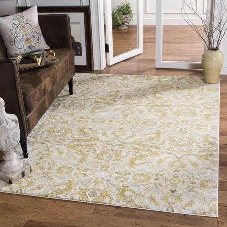 Click here for Safavieh Evoke Ksenija Floral Area Rug Ivory / Gol... prices