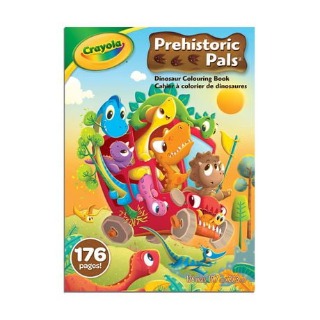Crayola Prehistoric Pals Colouring Book, 176 Pages | Walmart Canada