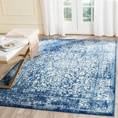 Click here for Safavieh Evoke Trena Traditional Area Rug Navy / I... prices