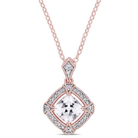 Click here for Miabella 1-1/3 Carat T. G.W. Created White Sapphir... prices