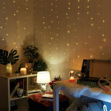 Curtain Lights Cascading LED Lighting Warm White lights, Warm white LED ...