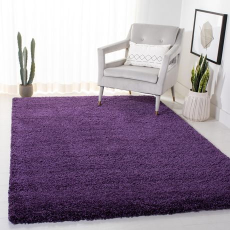 Click here for Safavieh Milan Harlow Solid Shag Area Rug Purple 5... prices