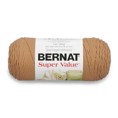 Click here for Bernat Super Value Yarn (197 G  7 Oz) Topaz prices