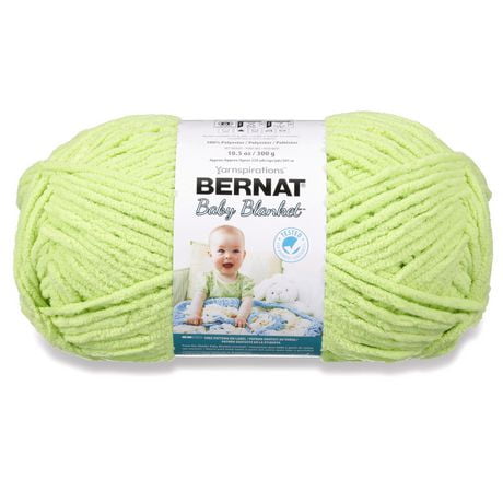 Click here for Bernat Baby Blanket Yarn (300 G/10.5 Oz) Lemon Lim... prices