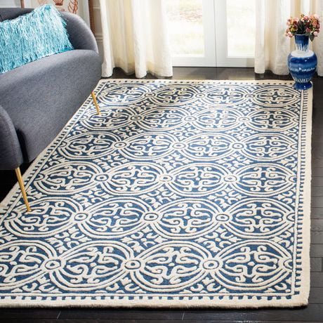 Click here for Safavieh Cambridge Leslie Geometric Area Rug Navy... prices