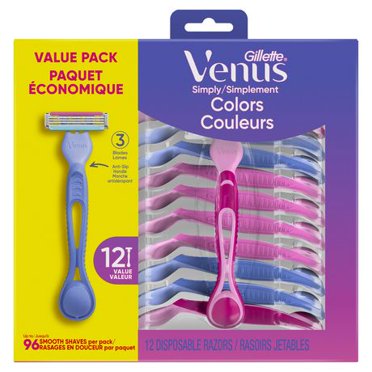 Gillette Venus, Satin Care, and Olay Holiday Set (1 Razor + 2 Refills ...