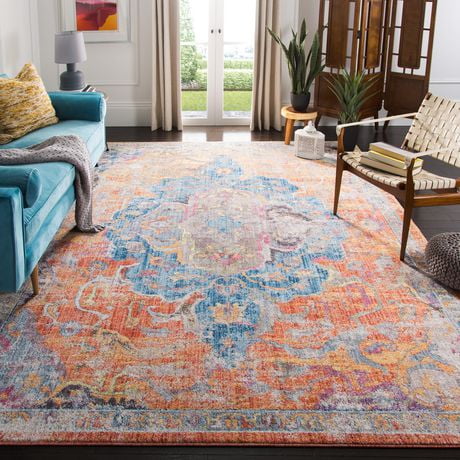 Click here for Safavieh Bristol Waverly Traditional Area Rug Blue... prices