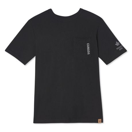 Click here for Canadiana Boys Crew Neckline City Tee Black S prices