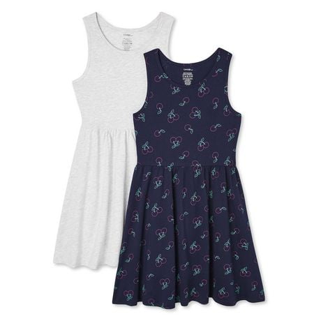 Click here for George Girls Skater Dress 2-Pack Navy S prices