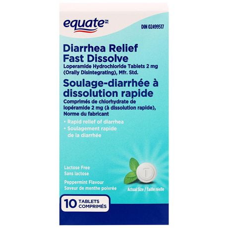 Diarrhea Relief Fast Dissolve, 10 tablets - Walmart.ca