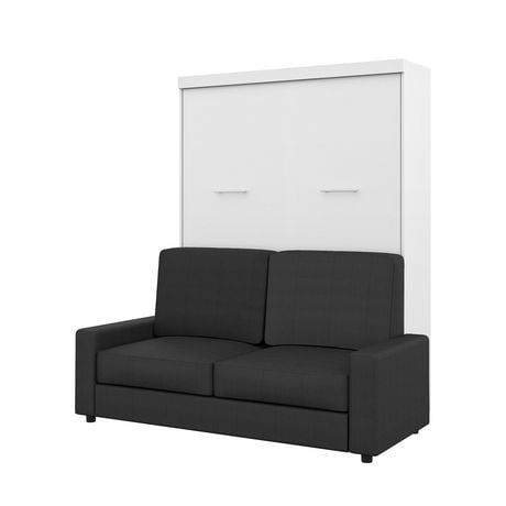 Click here for Bestar Nebula 2-Piece Queen Wall Bed And Sofa Set... prices