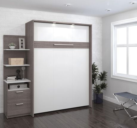 Click here for Bestar Cielo 79W Full Murphy Bed W/ Floating Shelv... prices