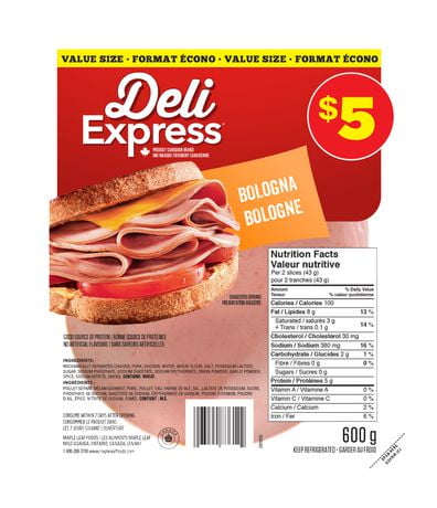 Maple Leaf Deli Express Bologna Value Size - Walmart.ca