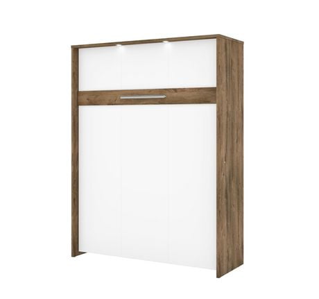 Click here for Cielo By Bestar Queen Wall Bed In Rustic Brown And... prices